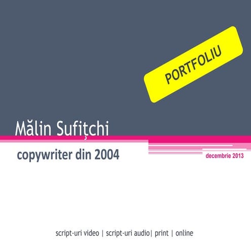 Portofoliu | PDF