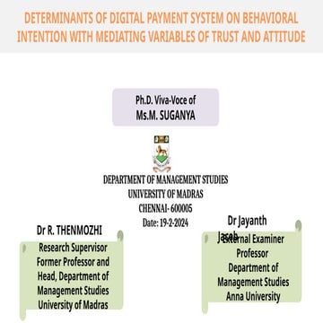 Determinants of Digital Payment Systems on Behavioral Intention with ...