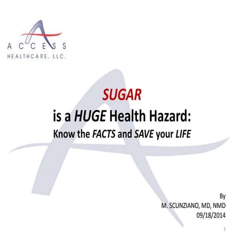 Sugar | PPTX | Diabetes | Diseases and Conditions