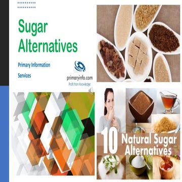 Sugar alternatives | PDF