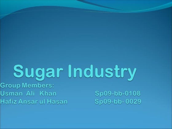 SUGAR PPT | PPT