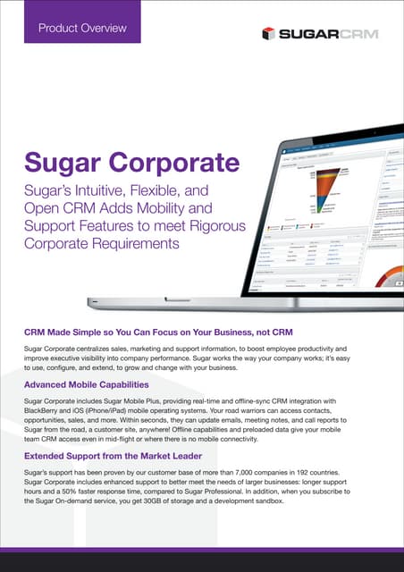 SugarCRM Ultimate edition | PDF