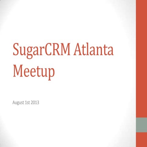 Enhancing SugarCRM with Addons | PPTX | Technology & Computing
