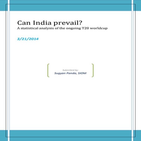 Cricket Analysis Using Statistics Docx