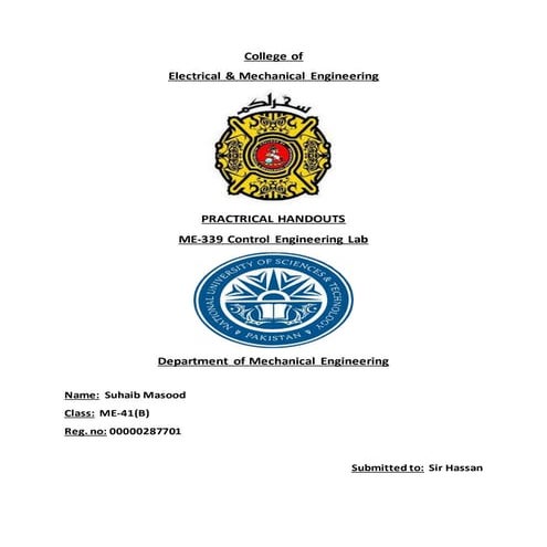 Suhaib masood 287701 me41 b lab 3 | DOCX
