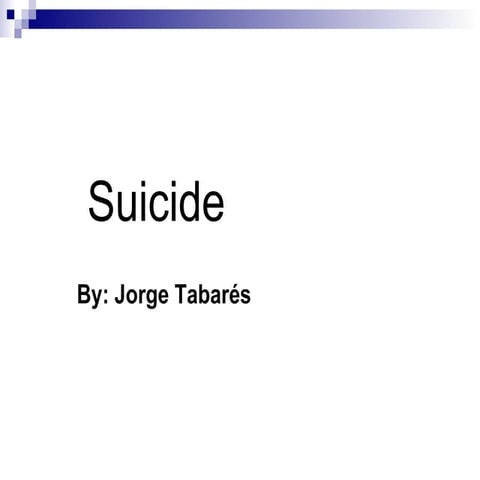 Suicide | PPT