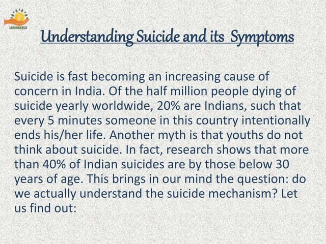 Suicide prevention and awareness | PDF