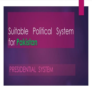 Presidential system | PPT