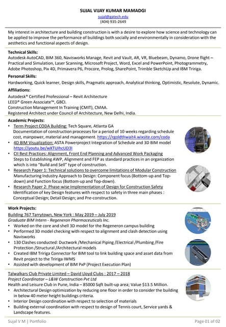 Sujal Mamadgi Work Samples | PDF