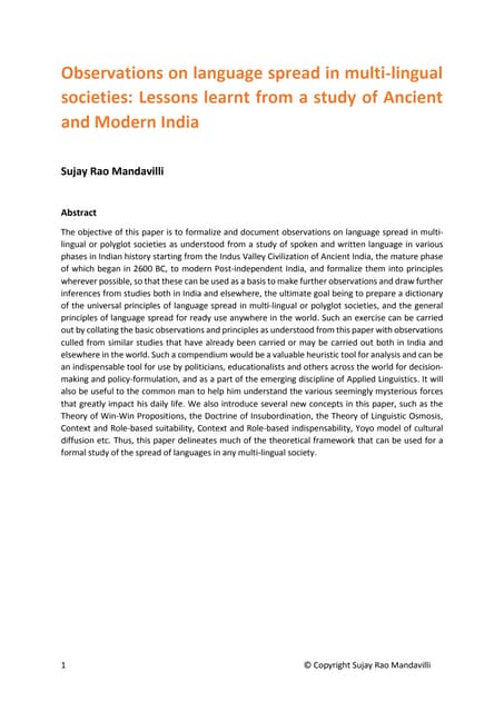 Phonological Diversity in Sindhi Dialects. | PPT