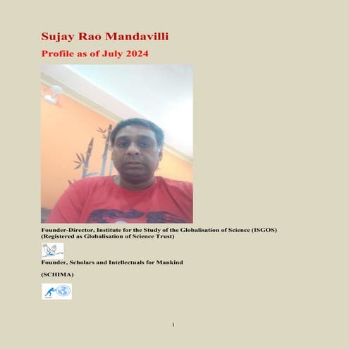Sujay Rao Mandavilli public profile July 2024 26.7.24
