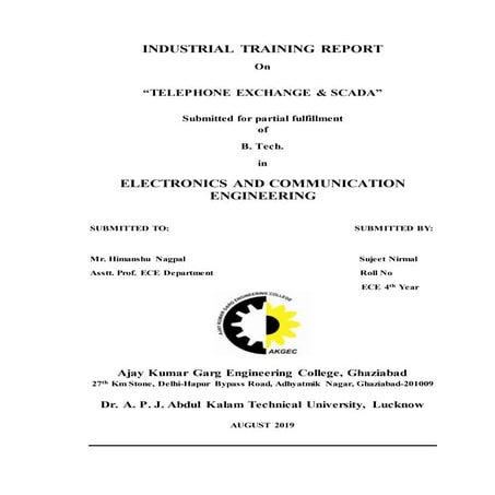 DLW Summer Training for ECE | DOCX | Business | Business and Finance