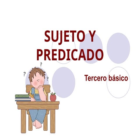 Sujeto y predicado | PPT