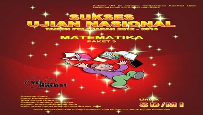 Soal try out UN Matematika SD Muh. Banjaran Tahun 2012 paket | PDF
