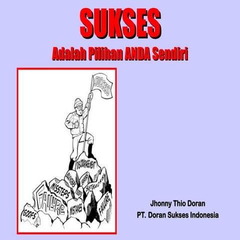 SUKSES-ADALAH-PILIHAN-ANDA-SENDIRI-SAJA.ppt