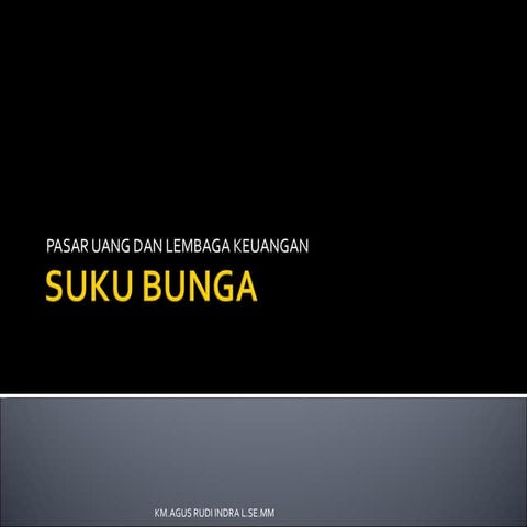 Suku bunga | PPT