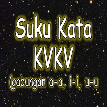 Suku kata kvkv ori | PPTX