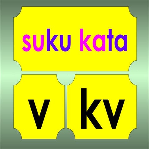 Carta suku kata kv