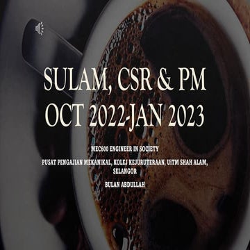 Step by Step CDL-CQI Report at ufuture UiTM | PDF
