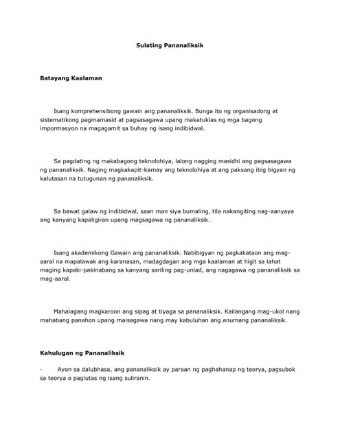 Haypotesis ng Pananaliksik | PPTX