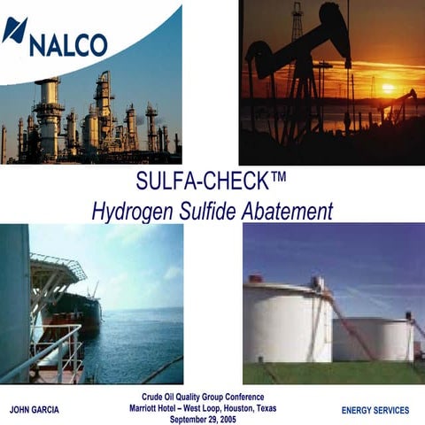 Sulfa-Check Hydrogen sulfide removal options | PDF
