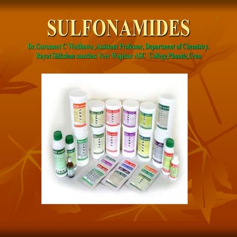 SULFONAMIDES.ppt