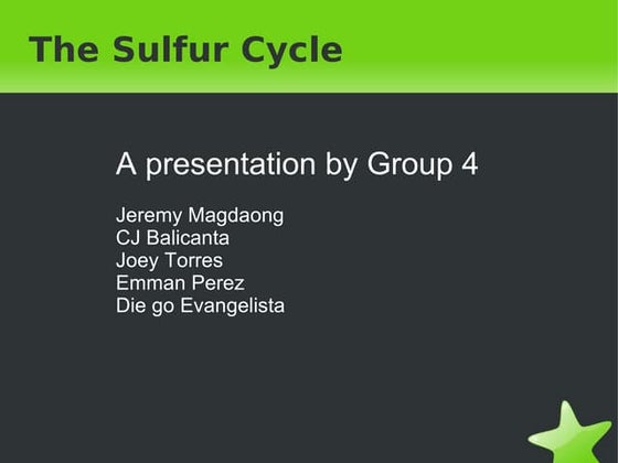 Sulfur Cycle Presentation Youtube Carbon Cycle, Nitrogen Cycle,