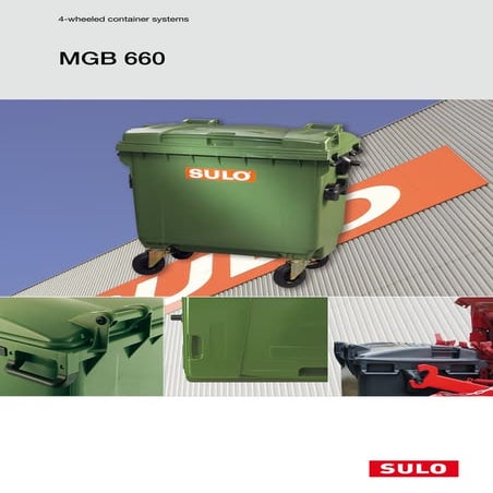Sulo 660 ltr (4 Wheeled Bin) | PDF