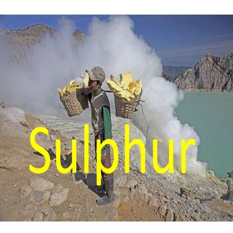 Sulphur by joseph | PPTX