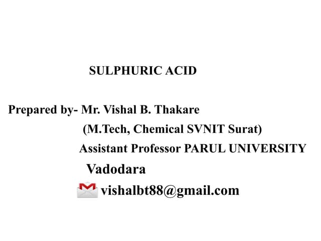 Lecture 17- Manufacturing of Sulfuric acid by Chamber process H2SO4.pdf
