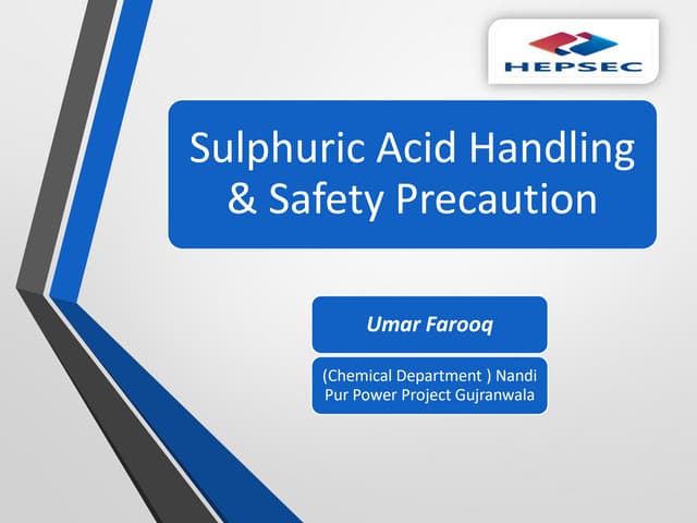 Hydrochloric acid uses, hazards and industrial applications | PPTX