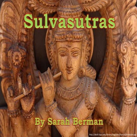 Sulvasutras | PPTX