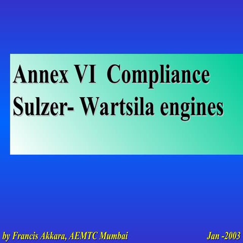 sulzer engine.............................................. | PPT
