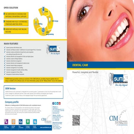 SUM3D Dental depliant_English | PDF