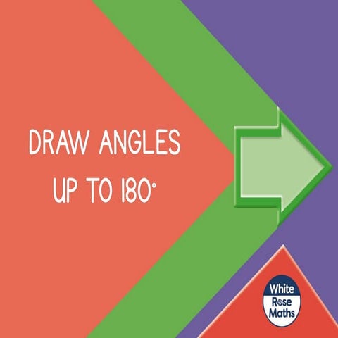 Geometry - Angles - Draw angles up to 180 | PPTX
