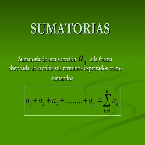 Suma si tilin aprende sumatoria aaaaaaaa | PPT