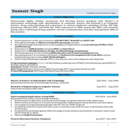 Shubham resume | DOCX