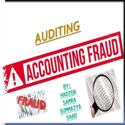 International accounting scandals | PPTX