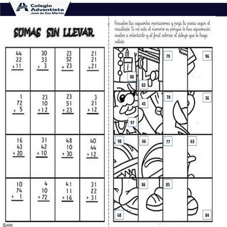 Rompecabezas De Sumas Y Restas Para Imprimir Pdf 49 Off