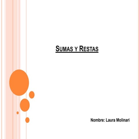Sumas y restas | PPT