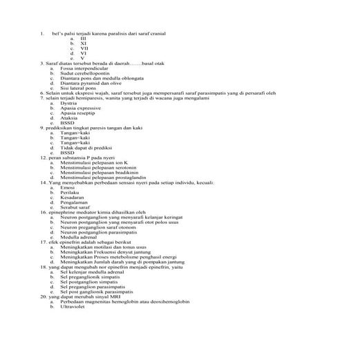 Sumatif 2 neuro | PDF