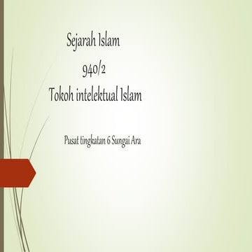 Sumbangan ibnu khaldun | PPTX