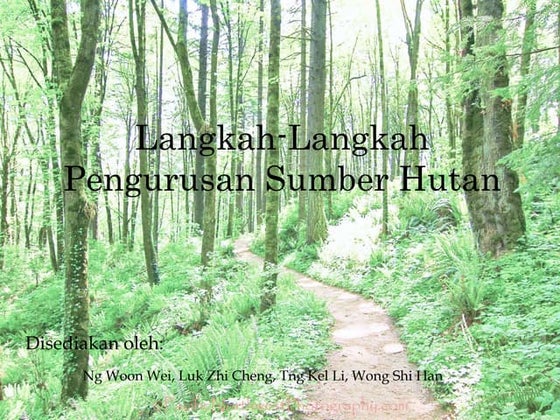 PERHUTANAN GEOGRAFI STPM PENGGAL 2 | PPT