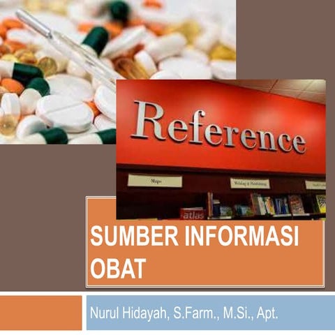 Sumber informasi obat | PPTX
