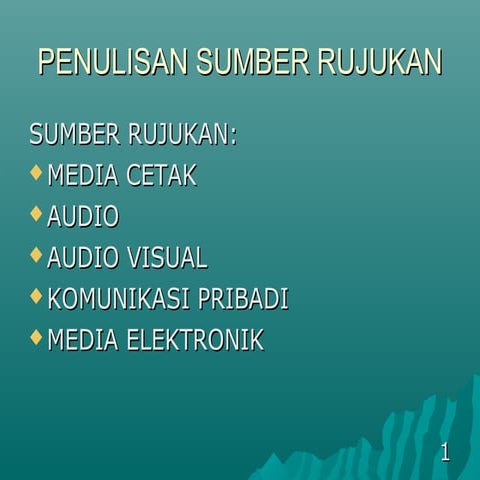 Sumber rujukan | PPT