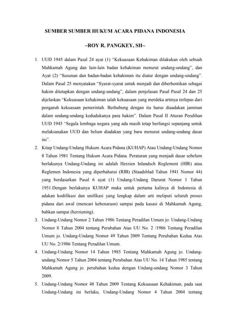 Analisis Putusan praperadilan kasus budi gunawan oleh hakim sarpin ...