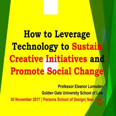 How to Leverage Technology to Sustain Creative Initiatives and Promote ...