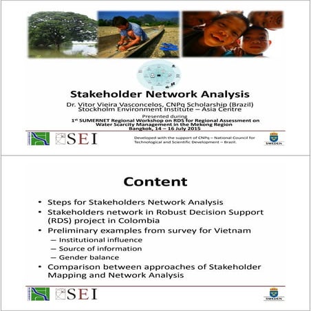 Stakeholder Network Analysis | PDF