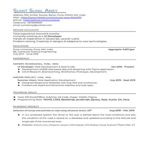 Resume | PDF