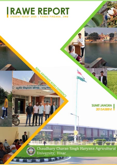 Presentation on RAWE and agro-industrial attachment program 2022 | PPT